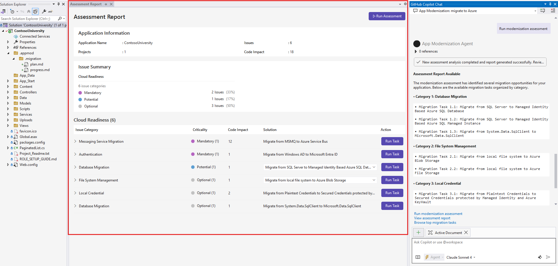 GitHub Copilot app modernization for .NET - Visual Studio Marketplace
